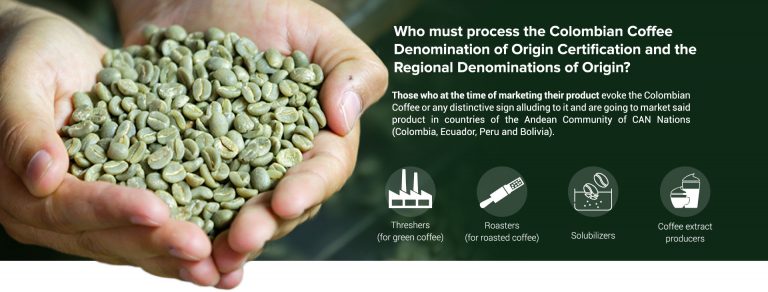 Who must process the Denomination of Origin Certification | CAFECERT